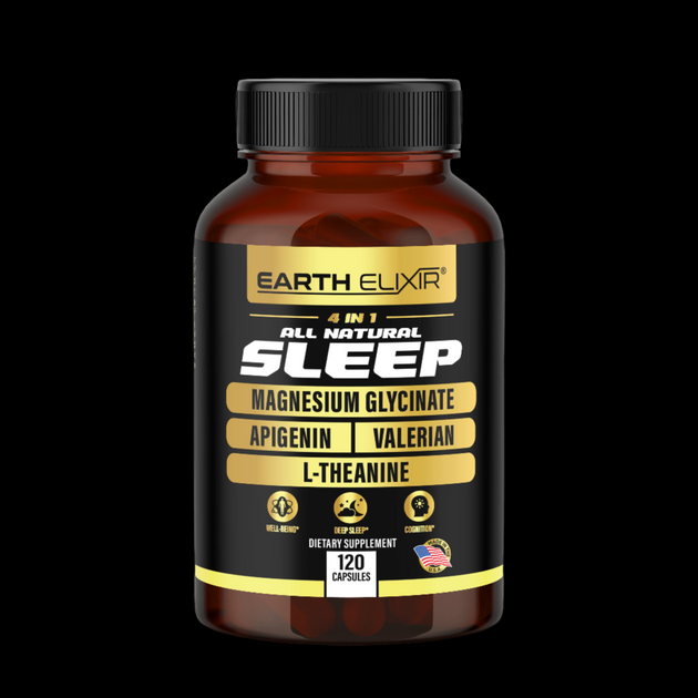 4 in 1 Apigenin Magnesium Glycinate LTheanine Valerian Root – Earth Elixir