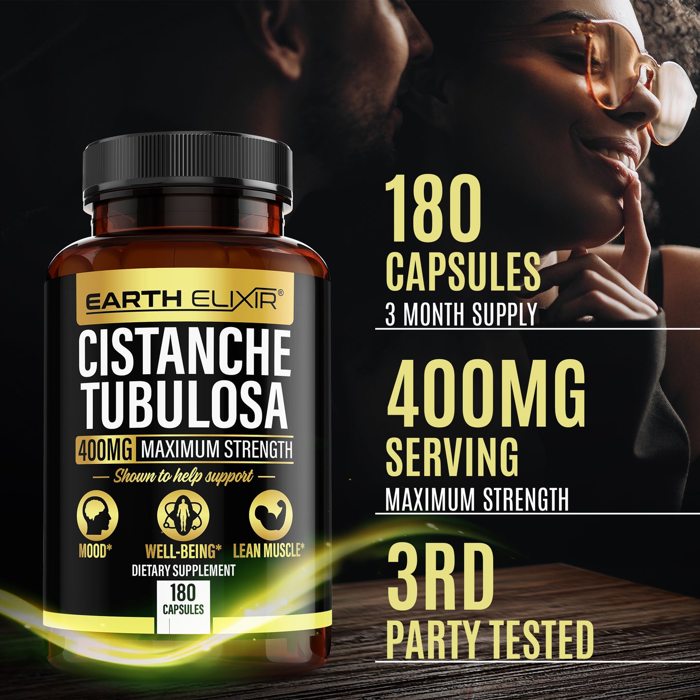 Cistanche Tubulosa 400 mg (180 Capsules) – Earth Elixir